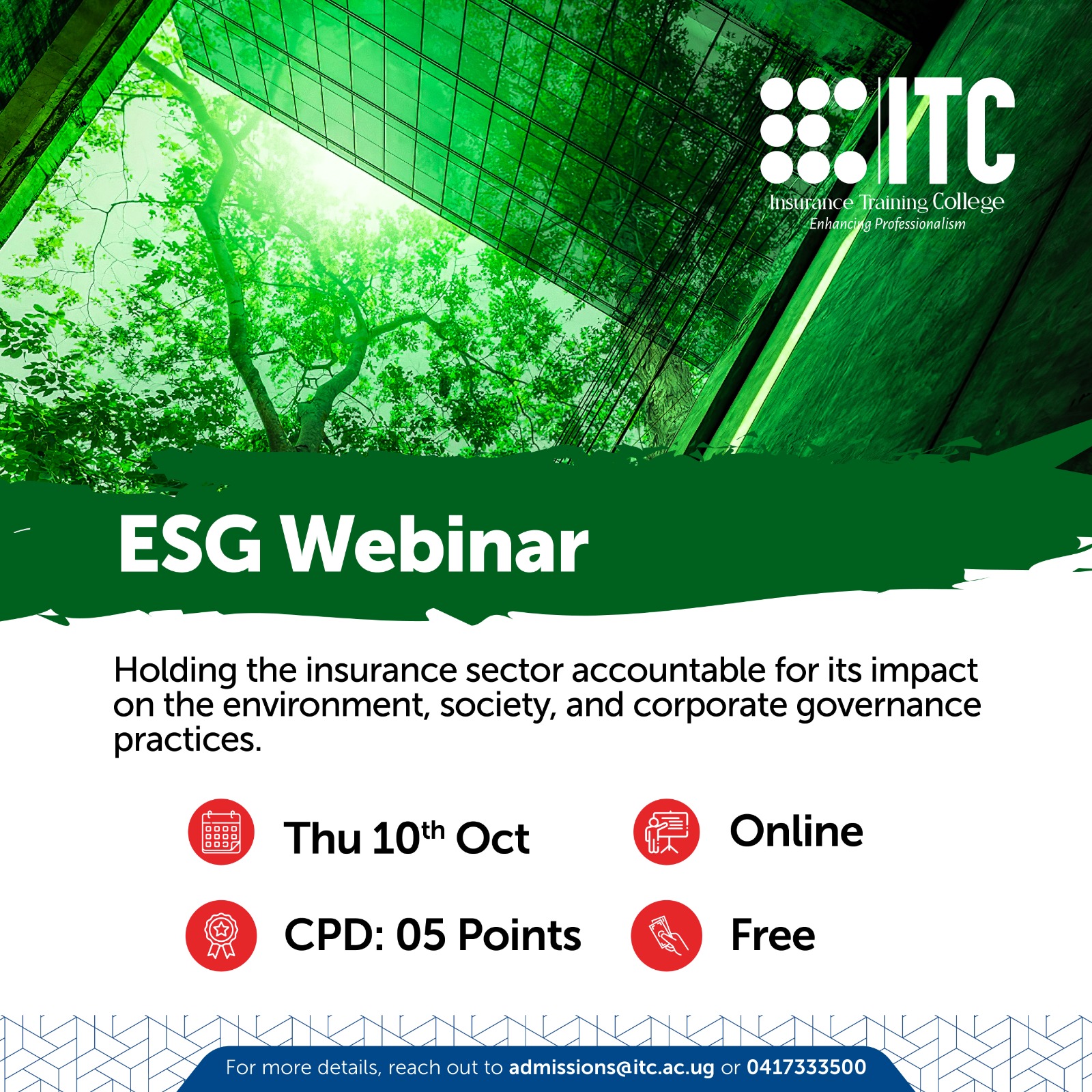 ESG Webinar: Holding the Insurance sector accountable for its impact on ...